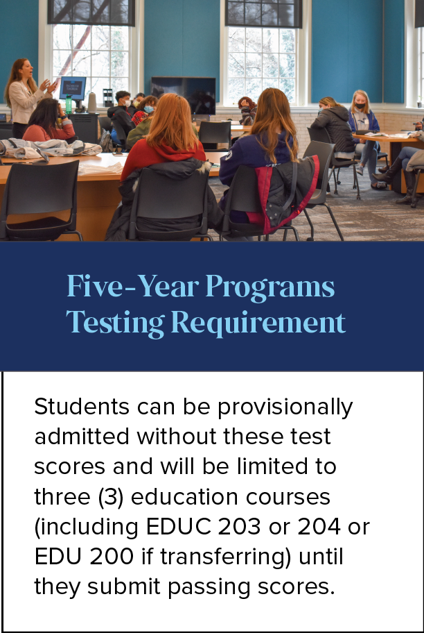 Testing COE_5 year Testing - College of Education